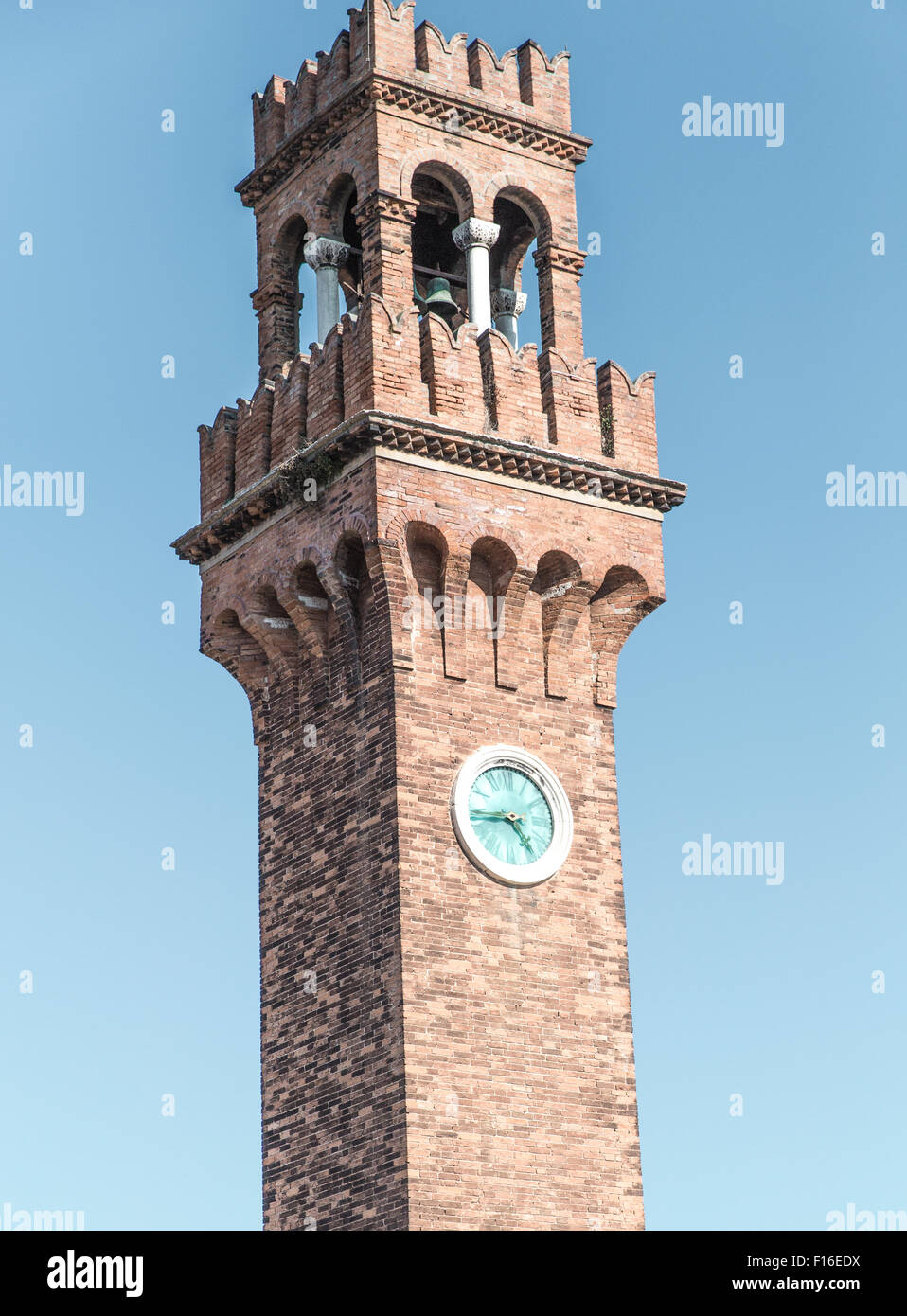 Clock tower Murano Stock Photo - Alamy