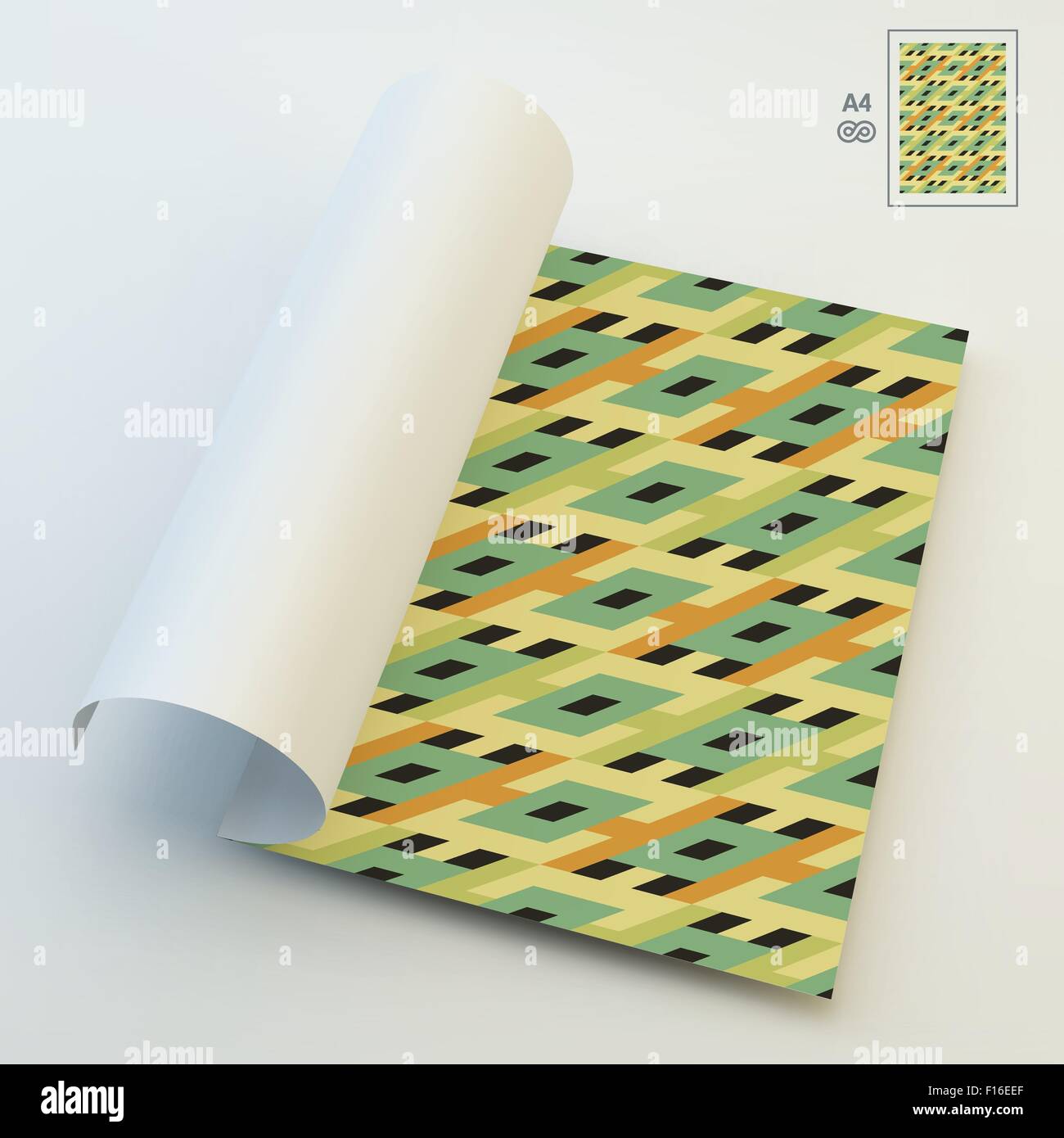 Seamless Vector Background. A4 Business Blank. Can Be Used For ...