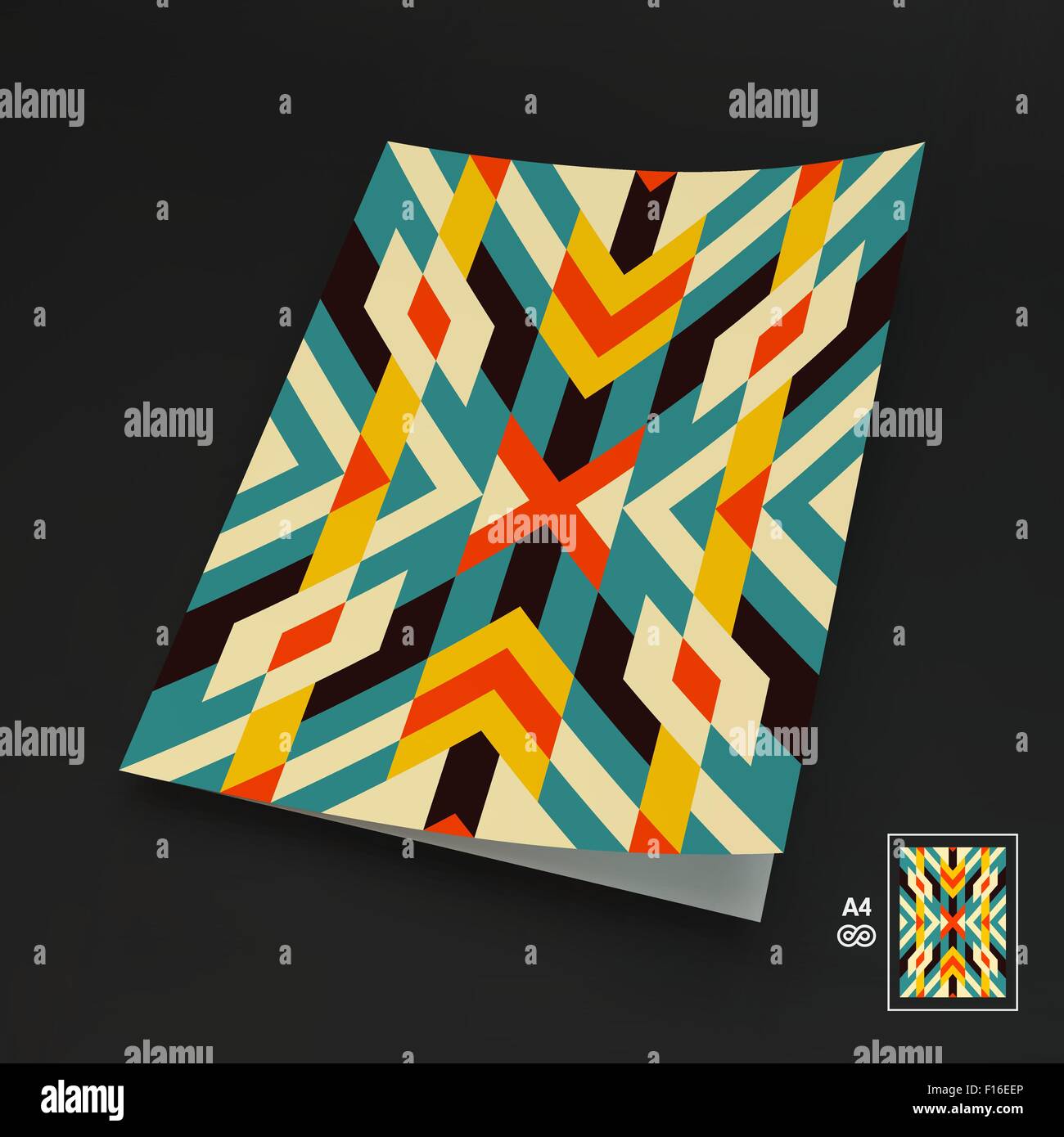 Seamless Vector Background. A4 Business Blank. Can Be Used For ...