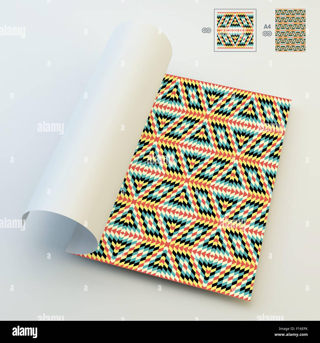 Seamless Vector Background. A4 Business Blank. Can Be Used For ...