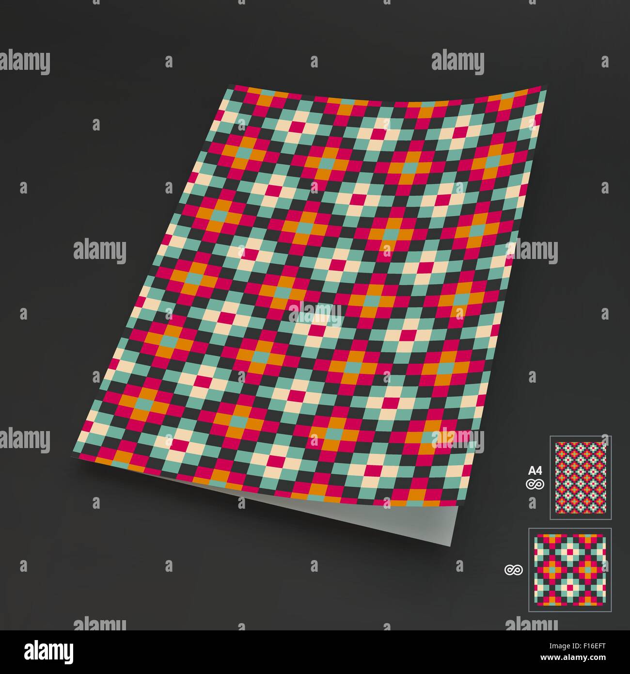 Seamless Vector Background. A4 Business Blank. Can Be Used For ...