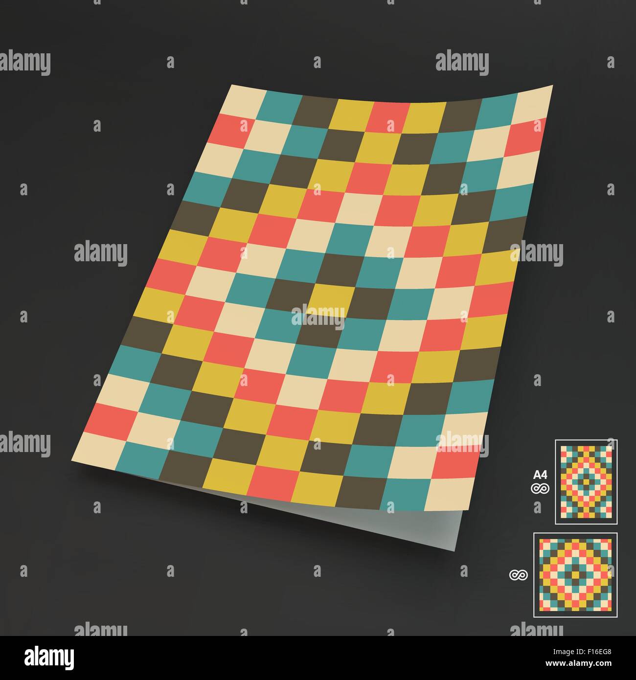 Seamless Vector Background. A4 Business Blank. Can Be Used For ...