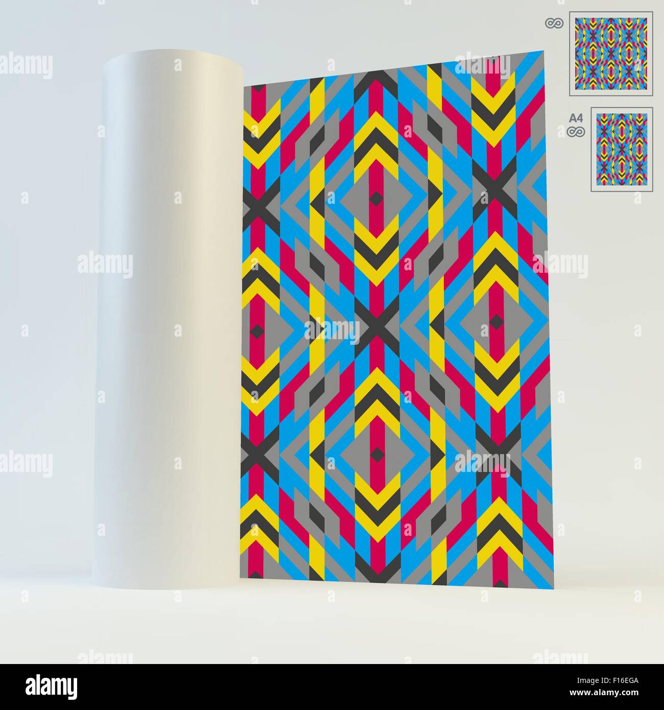 Seamless Vector Background. A4 Business Blank. Can Be Used For ...