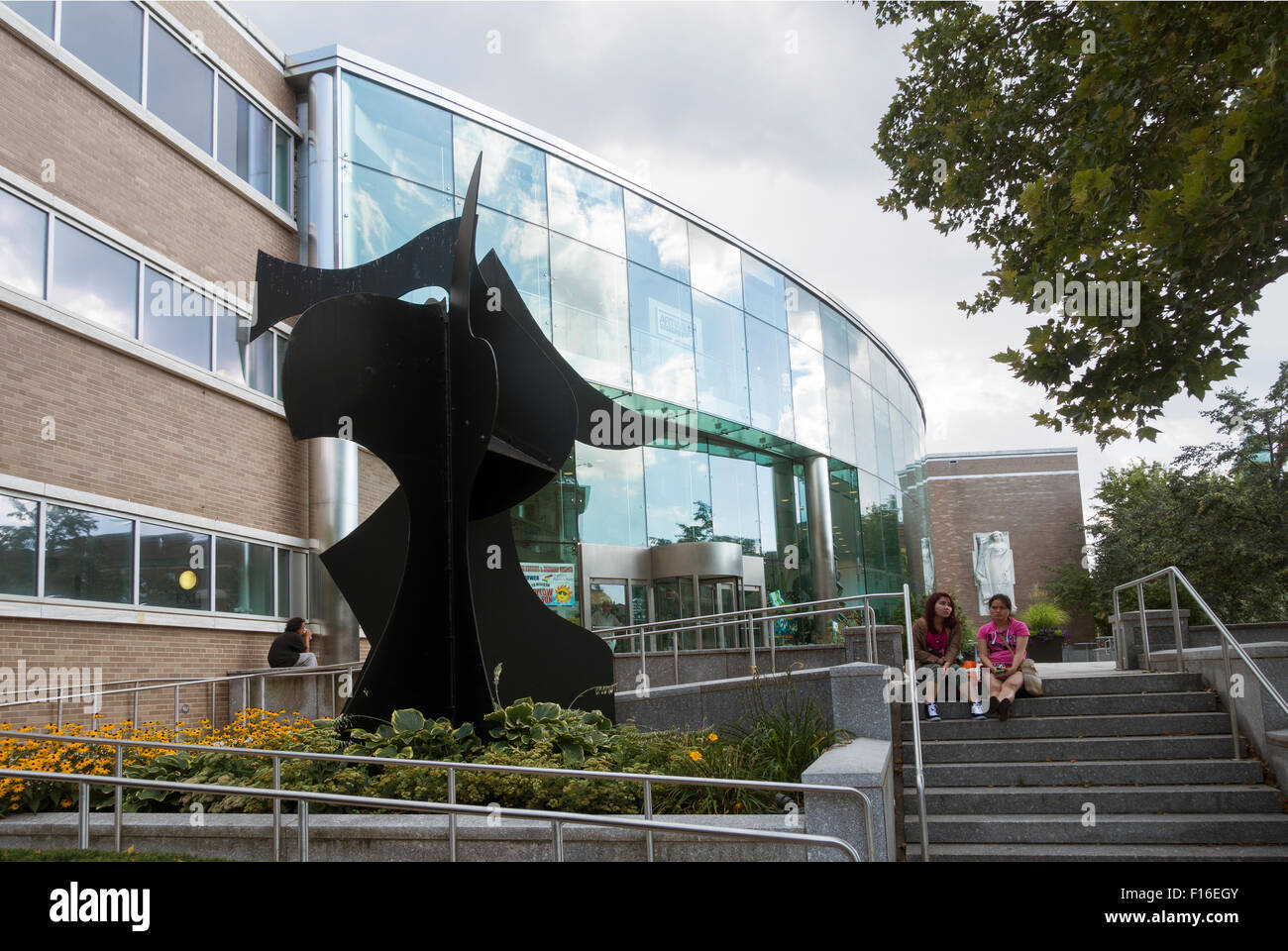 Hartford Public library downtown CT Stock Photo - Alamy