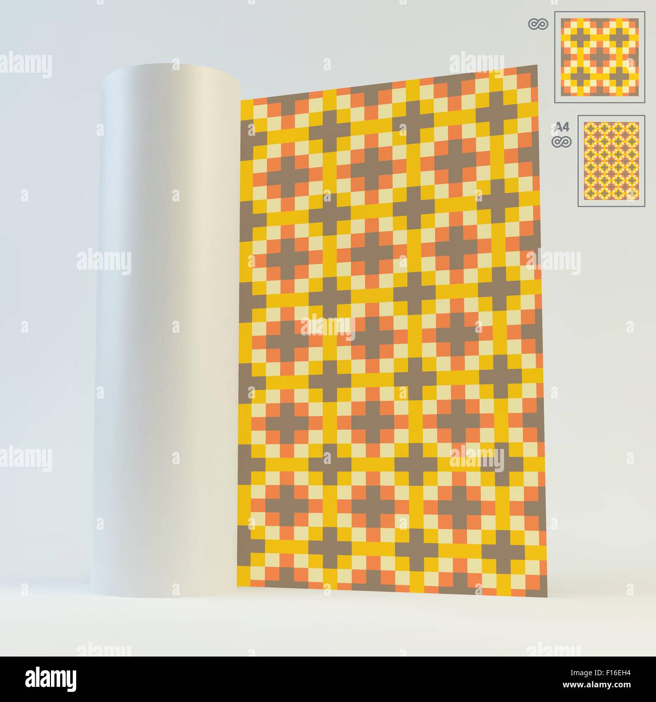 Seamless Vector Background. A4 Business Blank. Can Be Used For ...