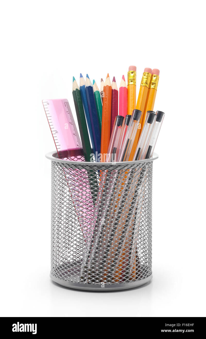 Pencil pot hi-res stock photography and images - Alamy
