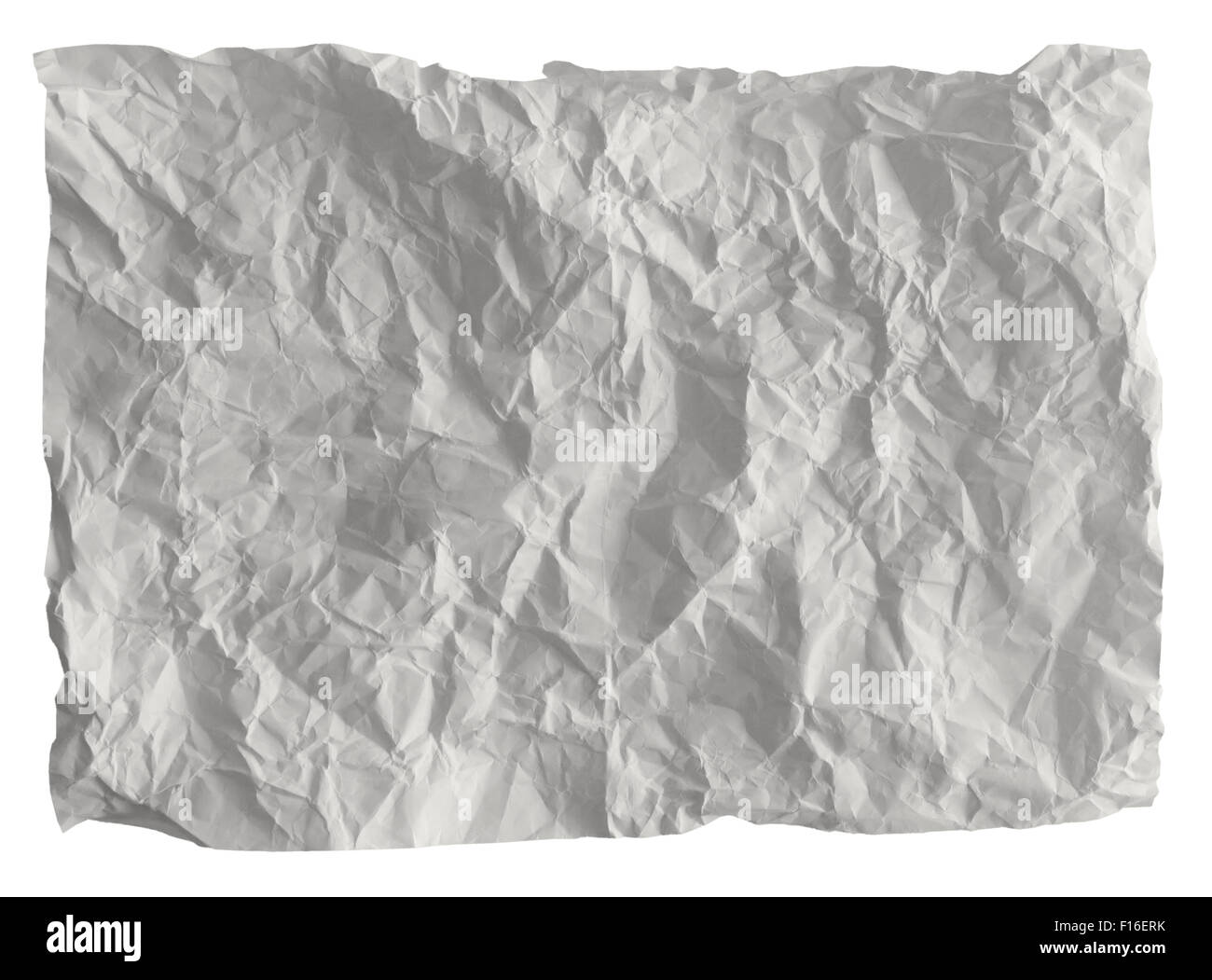 white crumpled paper background texture Stock Photo - Alamy