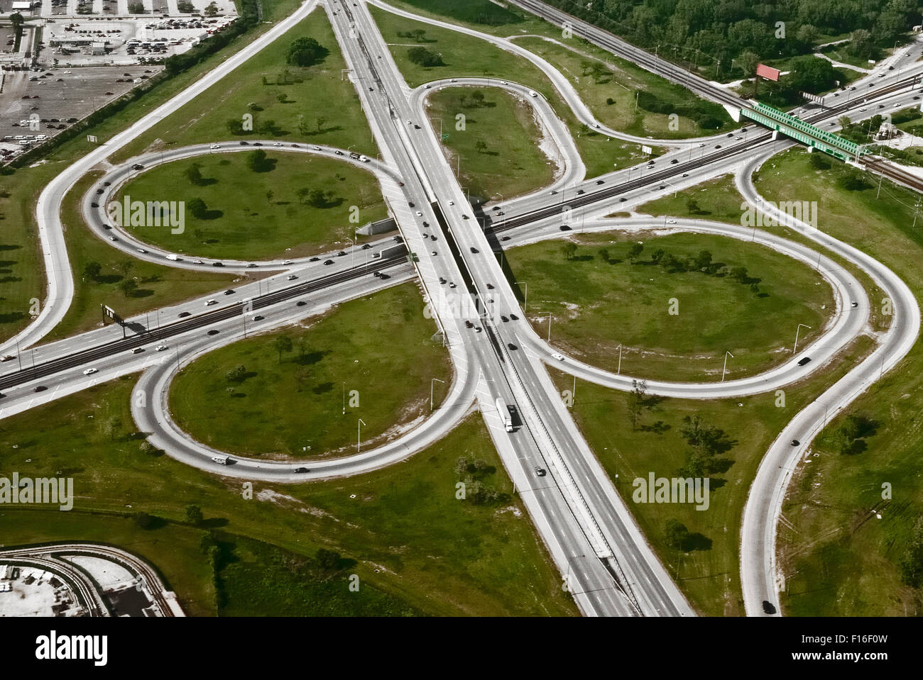 Motorway Junction Aerial High Resolution Stock Photography and Images ...