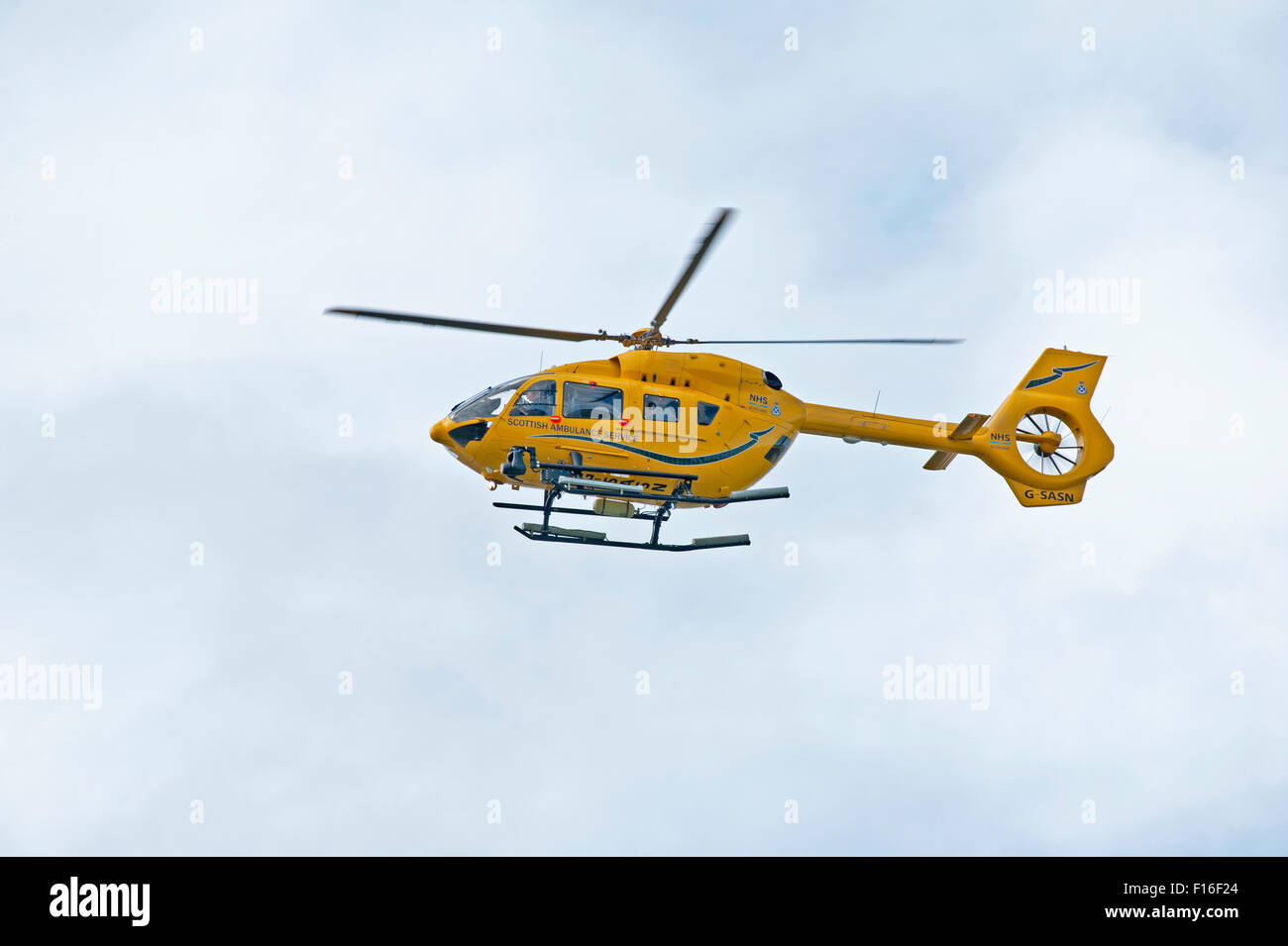 Airbus Helicopters EC145 T2 Eurocopter EC145 T2 (G-SASN) at Inverness ...