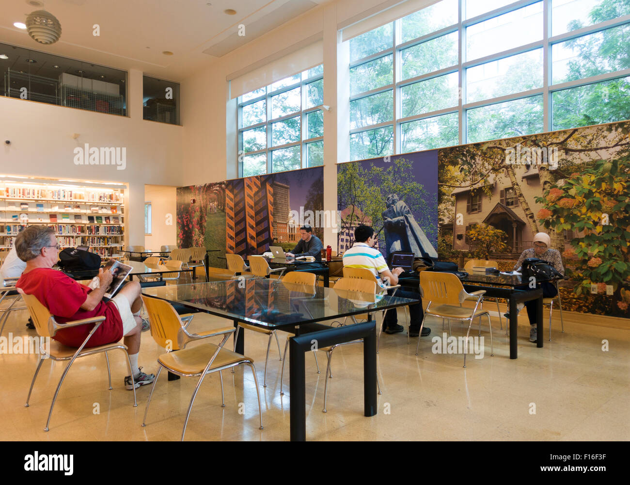 Hartford Public library downtown CT Stock Photo - Alamy
