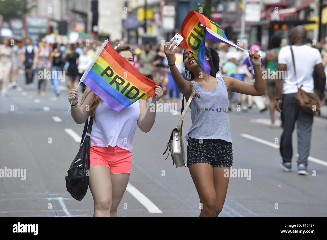 London Pride 2015, celebrating the diversity of the LGBT community ...