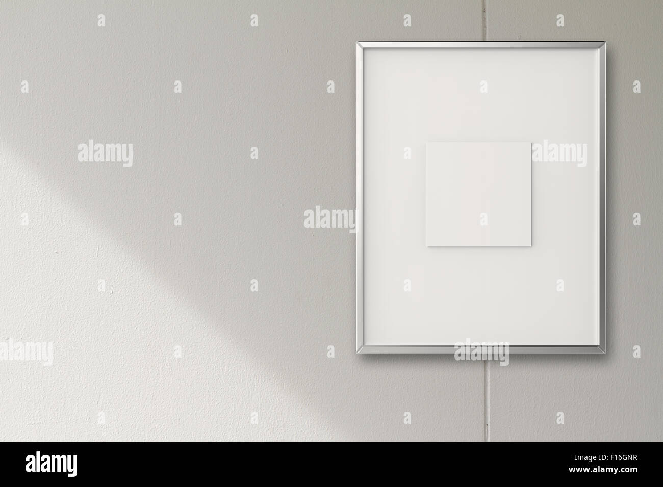 empty modern style frame on composition wall as concept Stock Photo - Alamy