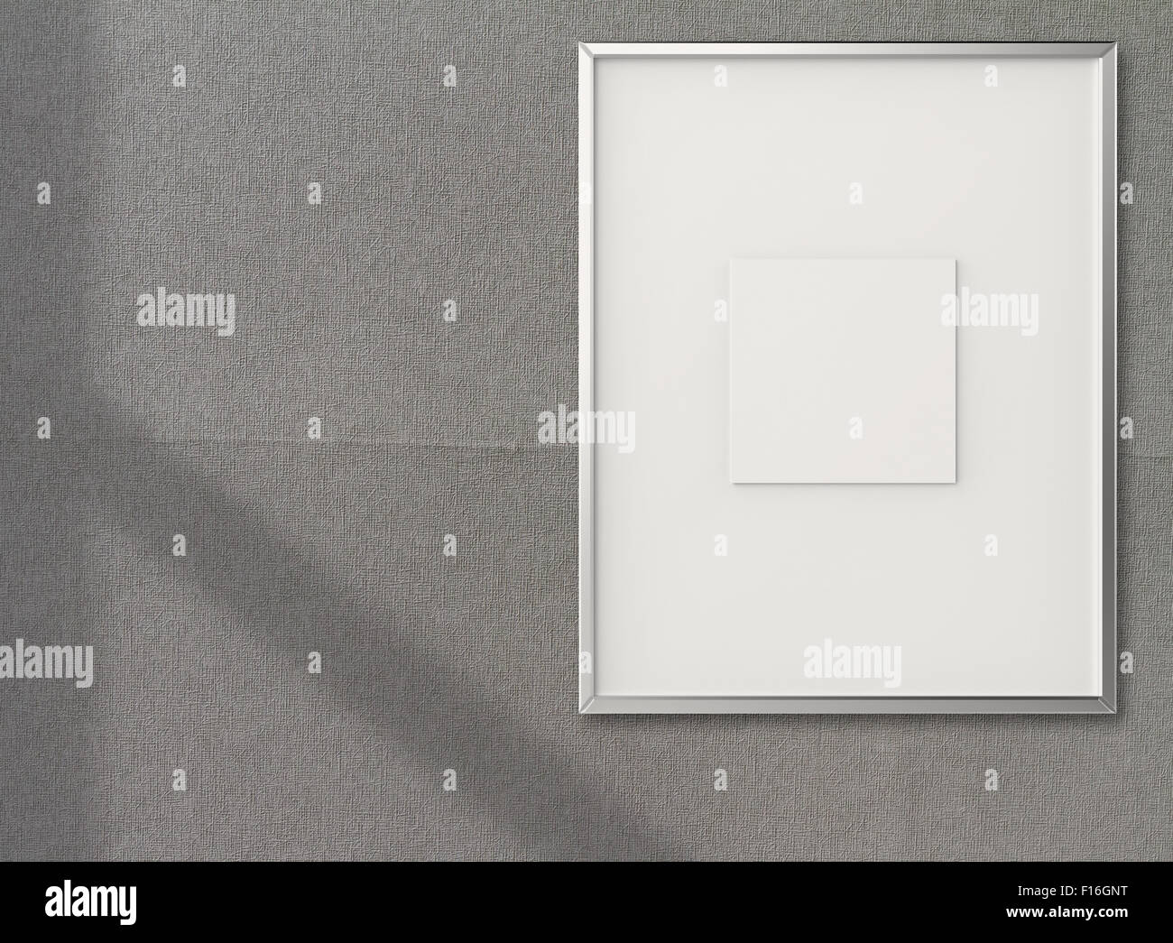 empty modern style frame on composition wall as concept Stock Photo - Alamy