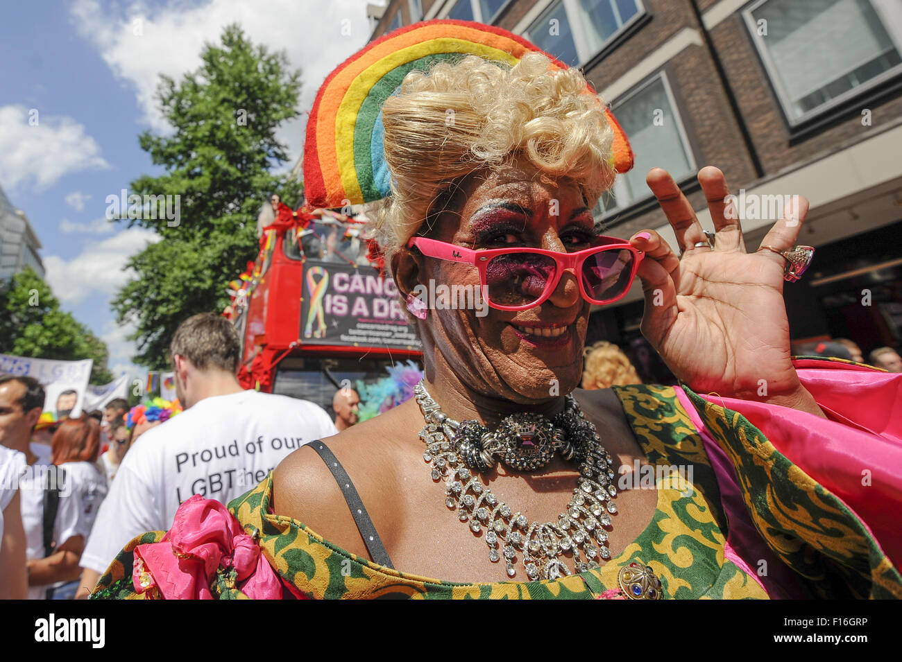 London Pride 2015, celebrating the diversity of the LGBT community ...