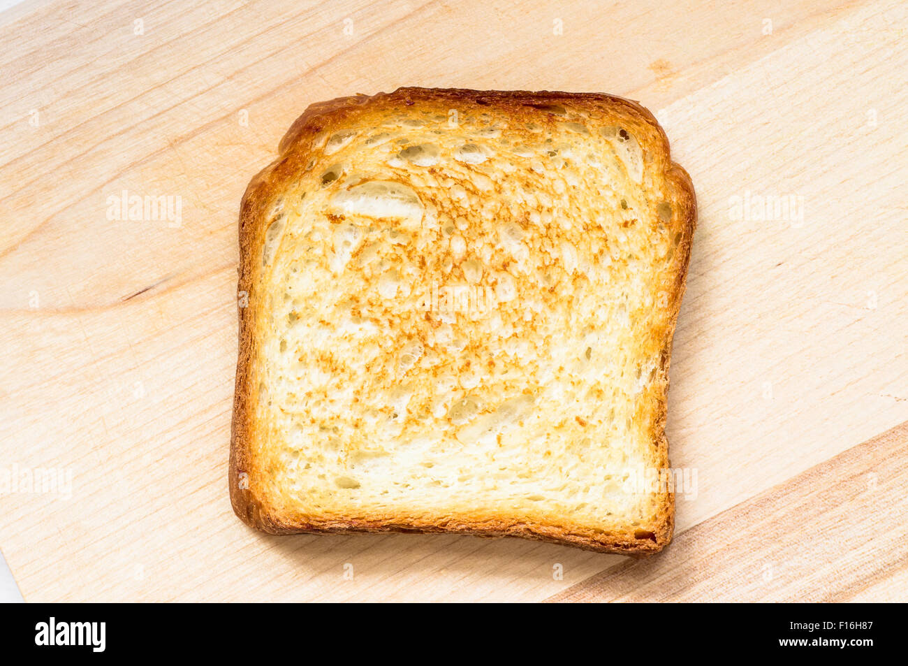 Toasted toast for background top view Stock Photo - Alamy