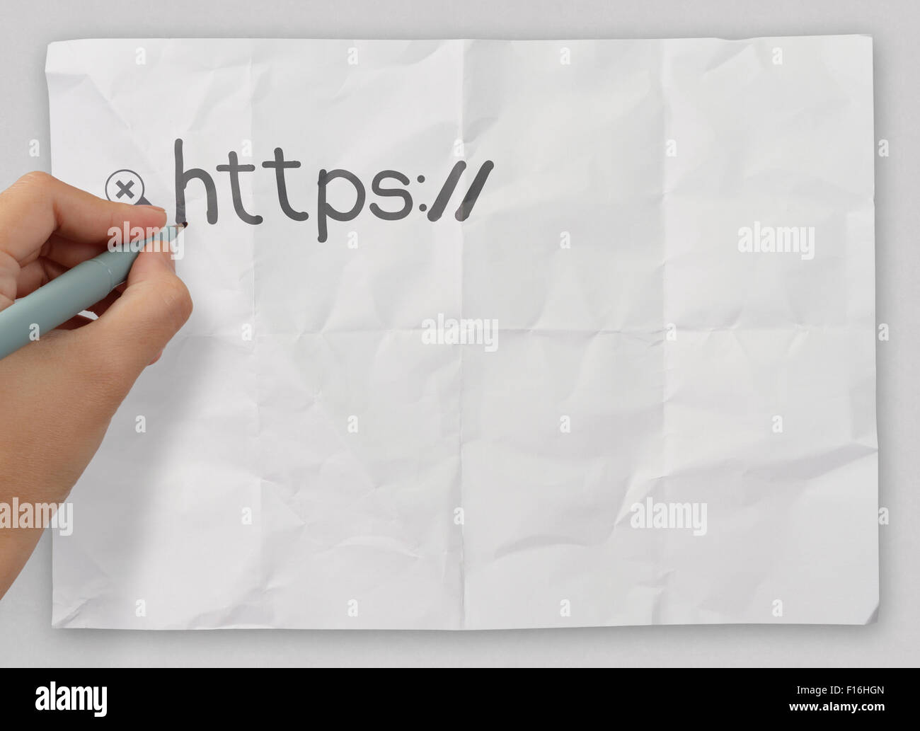 hand writting http as internet concept Stock Photo - Alamy