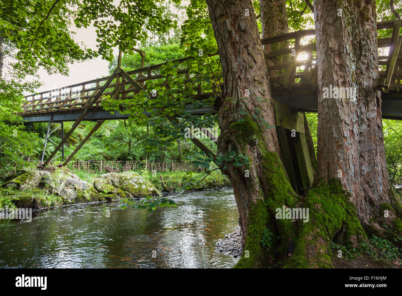 Shaky bridge comrie hi-res stock photography and images - Alamy