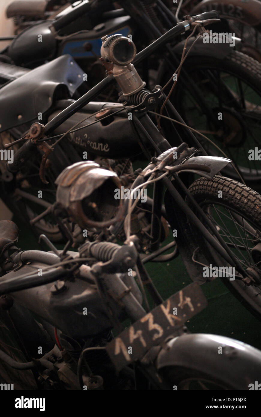 Old motorbikes vintage motorcycles hi-res stock photography and images ...