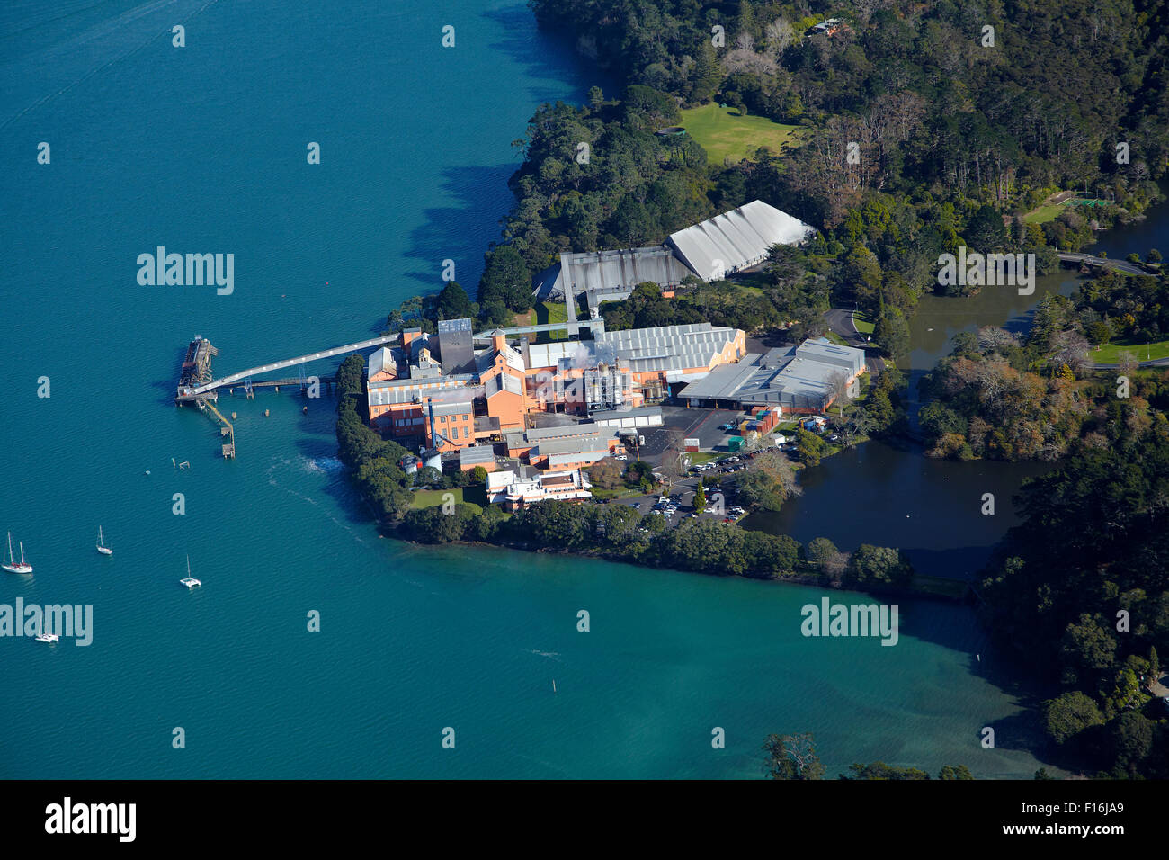Chelsea Sugar Refinery, Birkenhead, Auckland, North Island, New Zealand ...