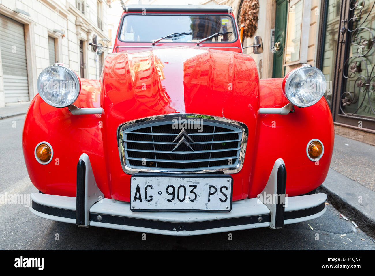 Little red car hi-res stock photography and images - Alamy