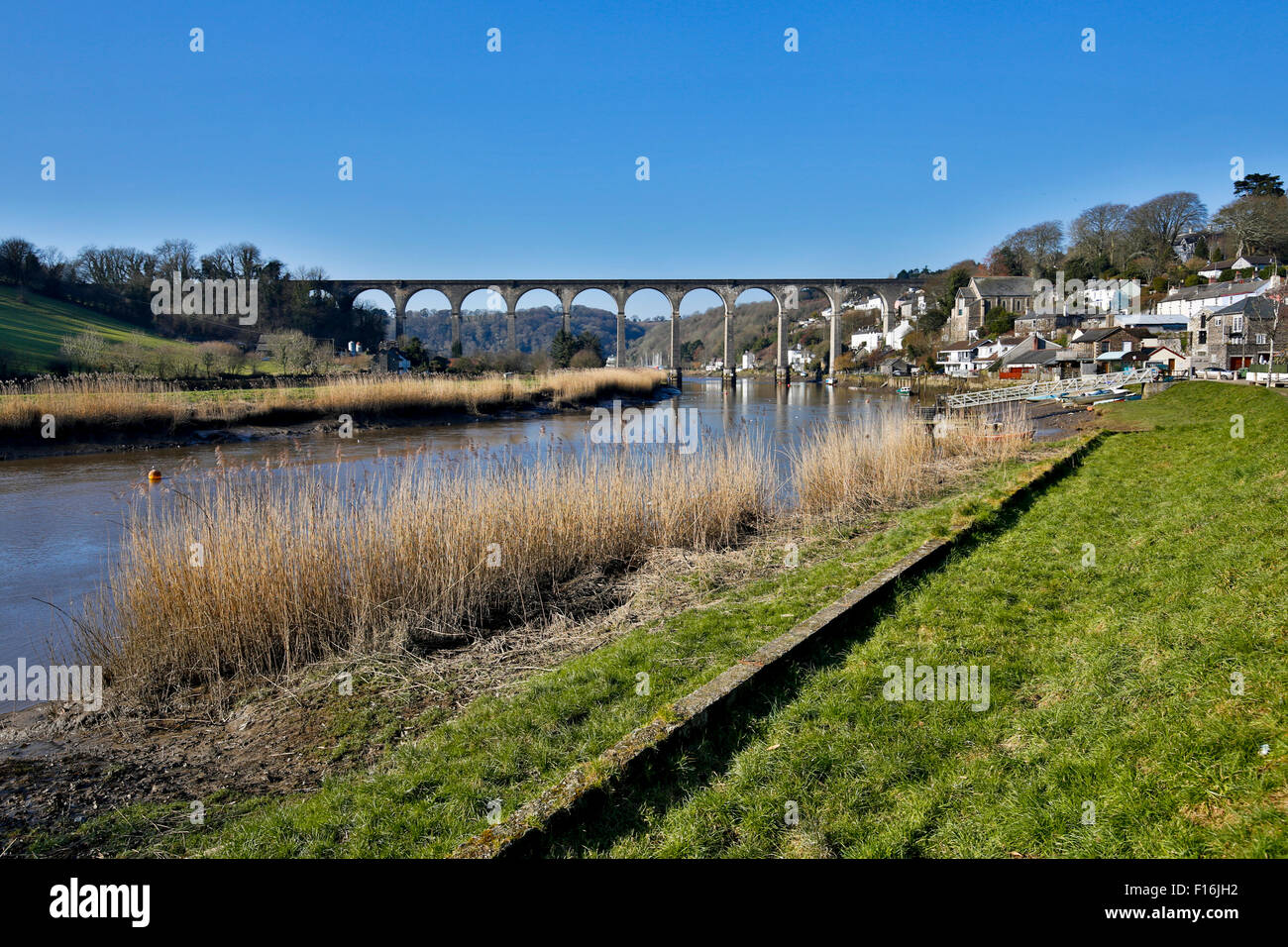 Calstock; River Tamar Cornwall; UK Stock Photo - Alamy