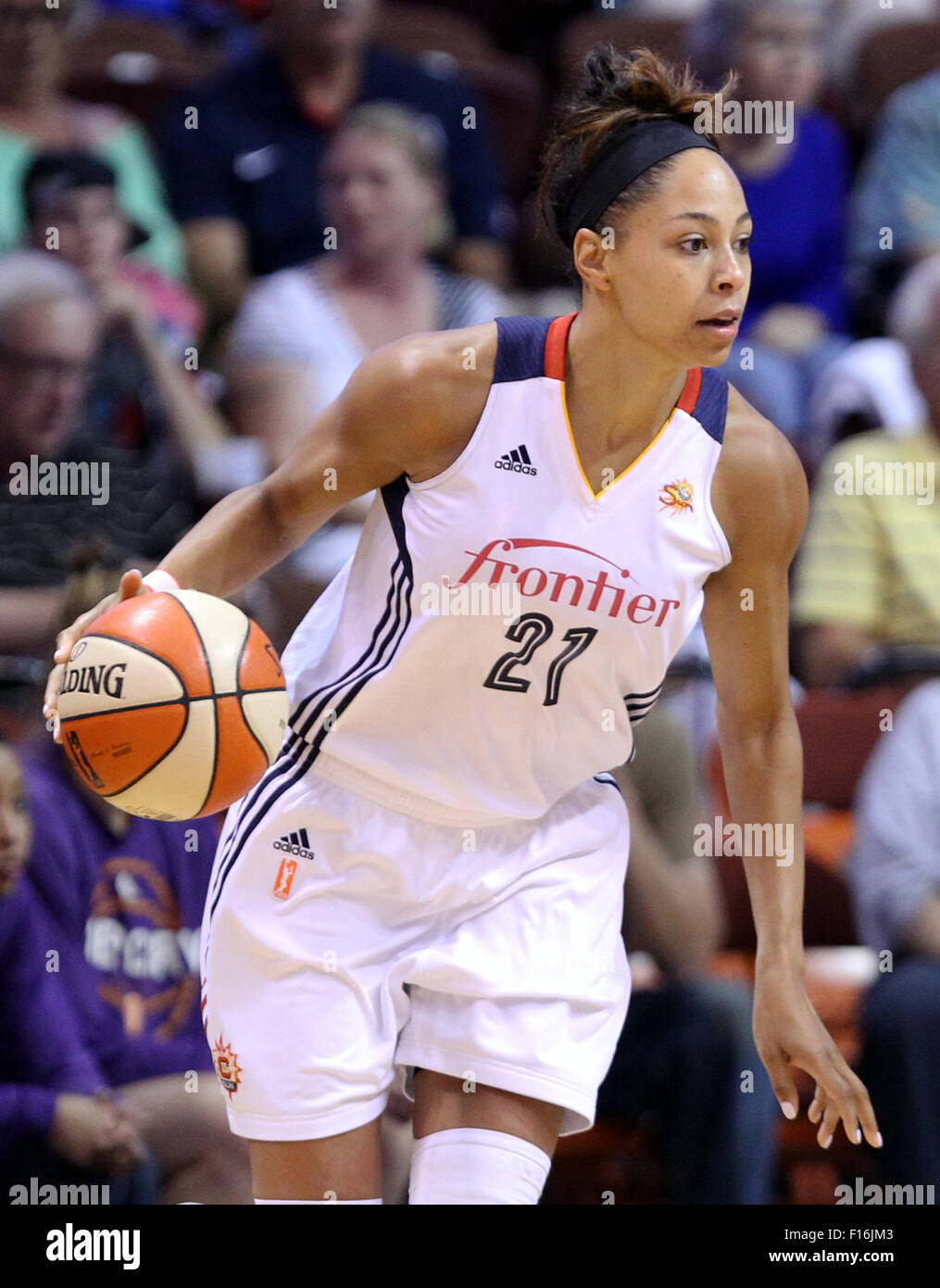 August 27, 2015; Uncasville, CT, USA; Connecticut Sun forward Jennifer ...