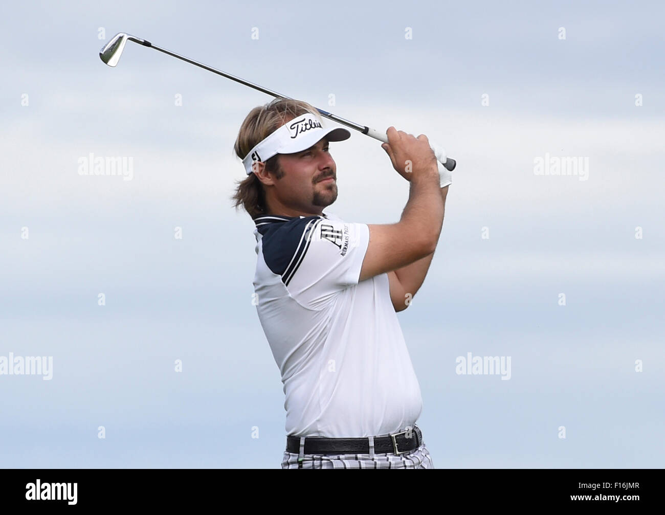 Vysoky Ujezd, Czech Republic. 28th Aug, 2015. Golf player Victor ...