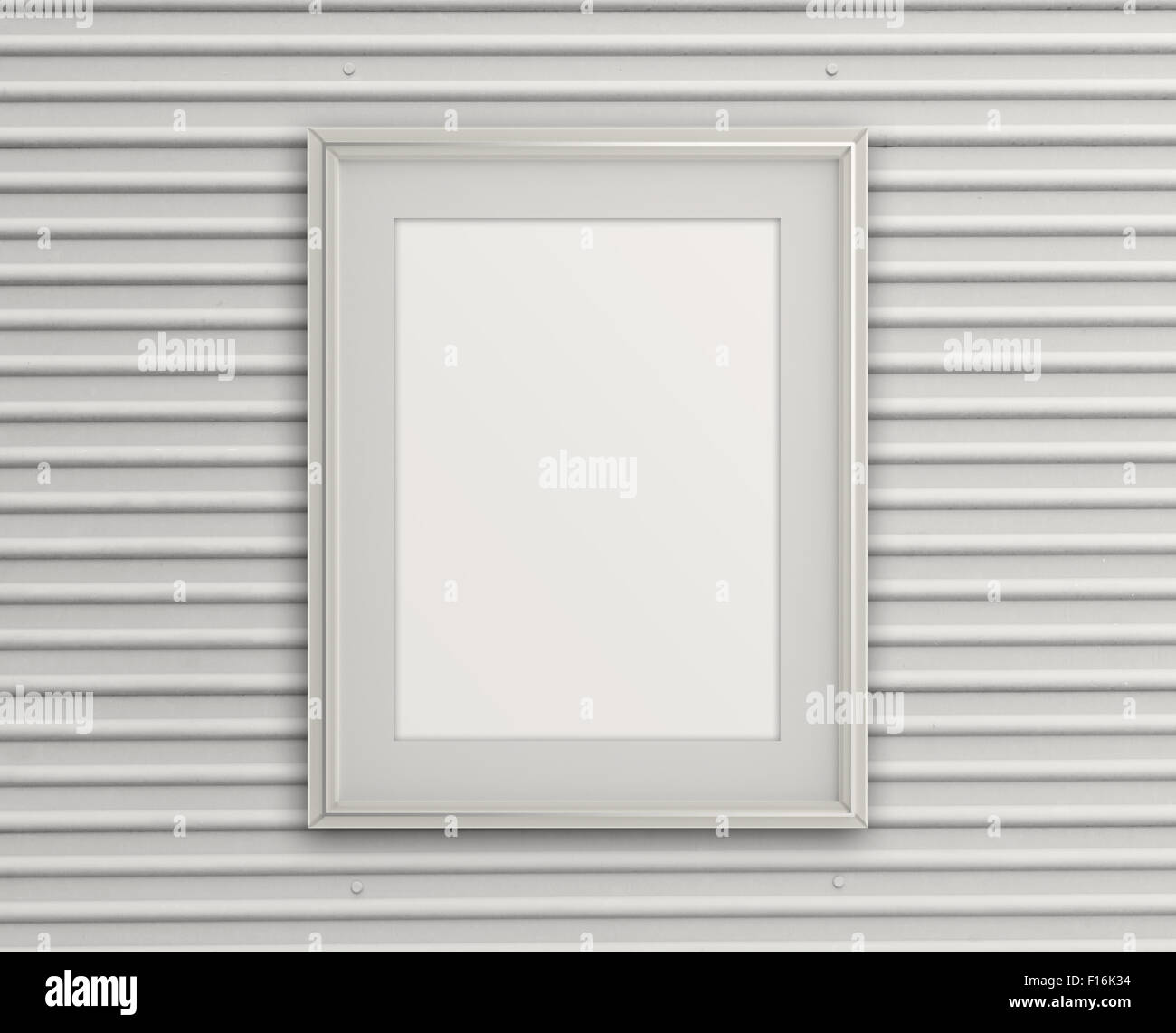 empty modern style frame on composition wall as concept Stock Photo - Alamy