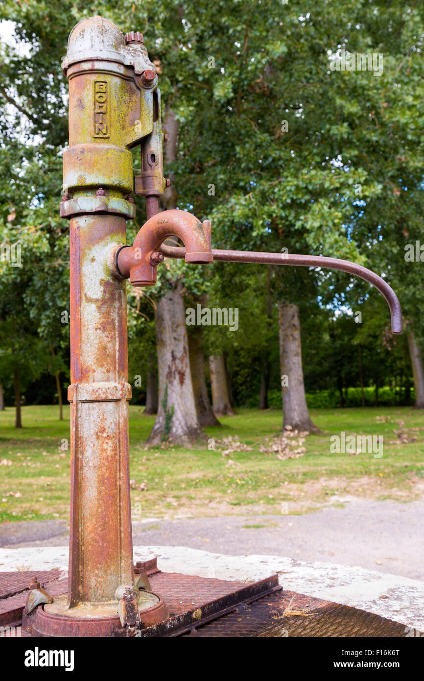 Water pump, Charente Maritime, France Stock Photo - Alamy