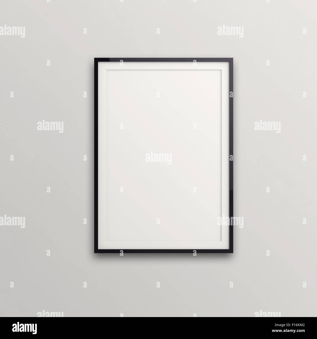 empty modern style frame on composition wall as concept Stock Photo - Alamy