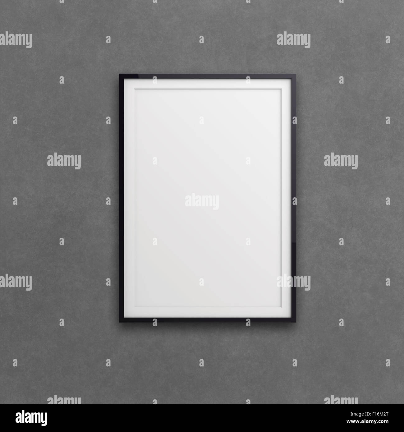 empty modern style frame on composition wall as concept Stock Photo - Alamy