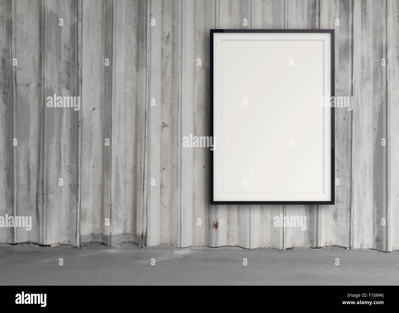 empty modern style frame on composition wall as concept Stock Photo - Alamy