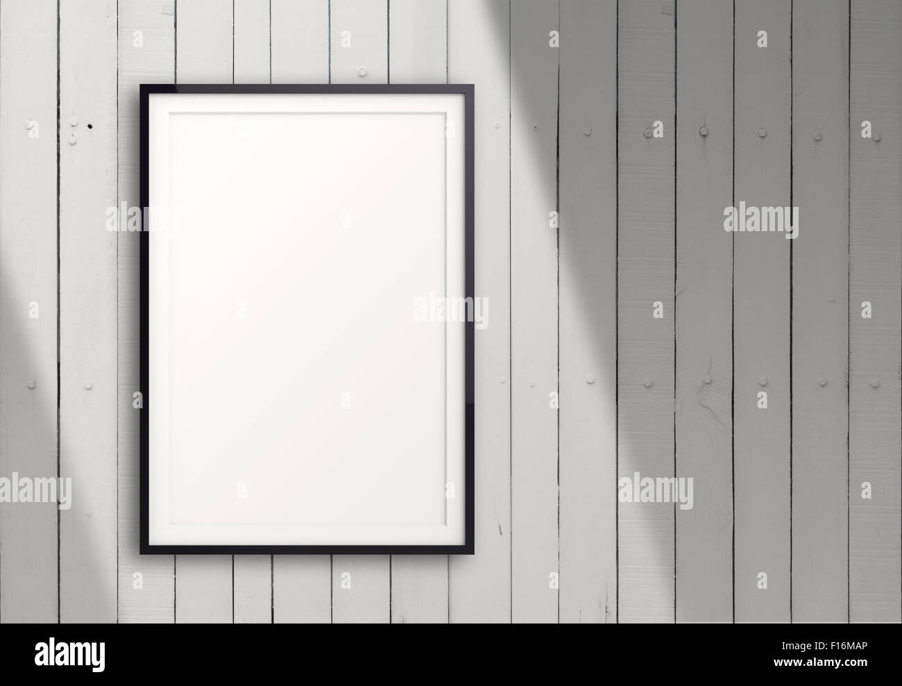 empty modern style frame on composition wall as concept Stock Photo - Alamy