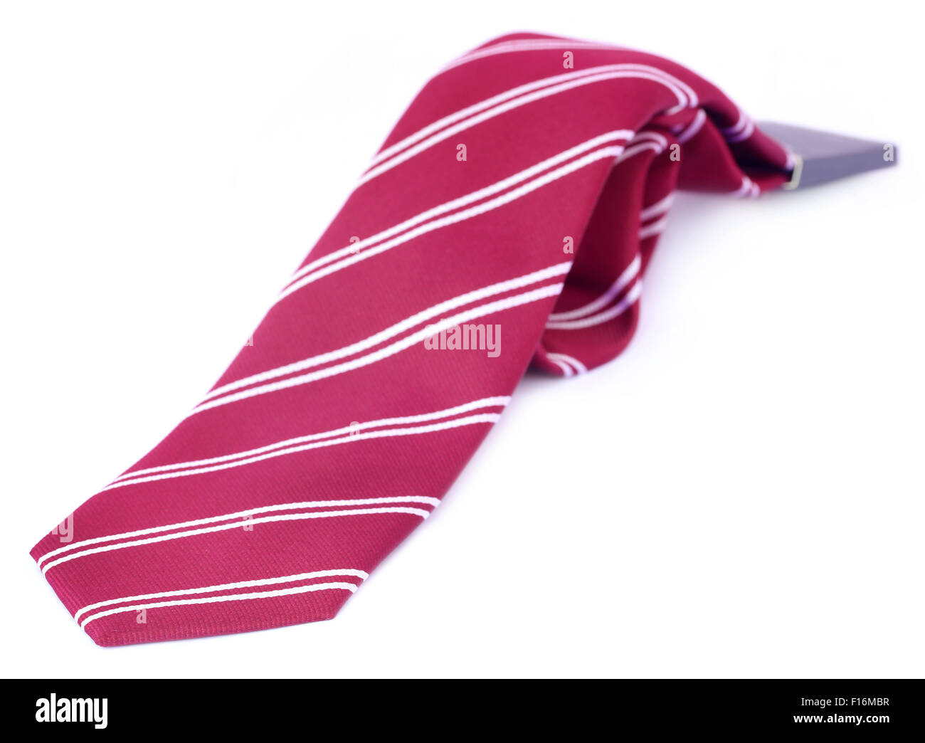 Close up of a necktie over white background Stock Photo - Alamy