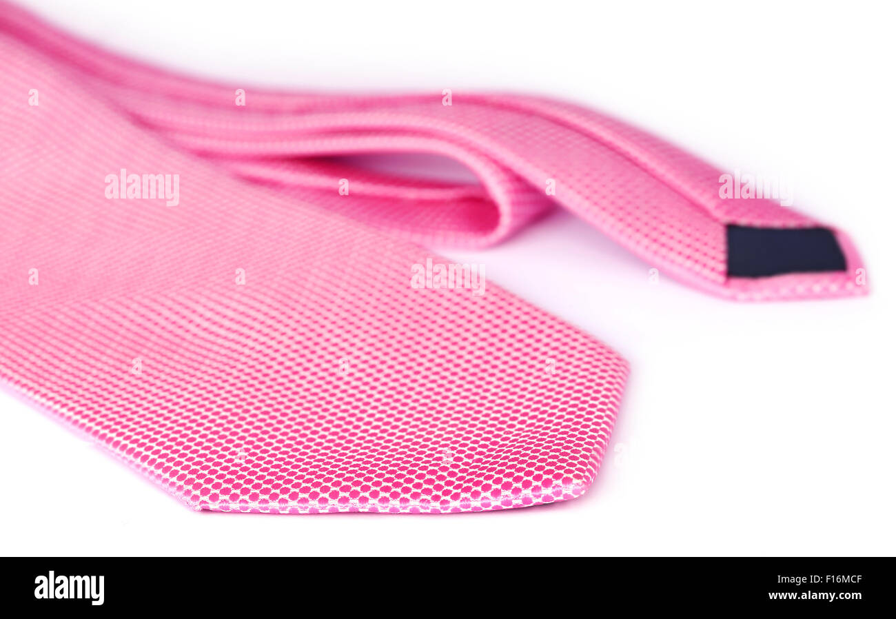 Close up of a necktie over white background Stock Photo - Alamy
