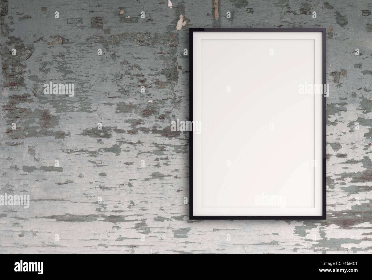 empty modern style frame on composition wall as concept Stock Photo - Alamy