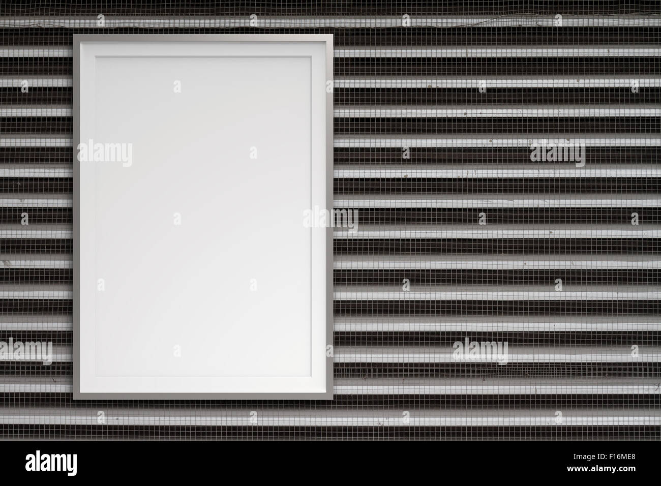 empty modern style frame on composition wall as concept Stock Photo - Alamy