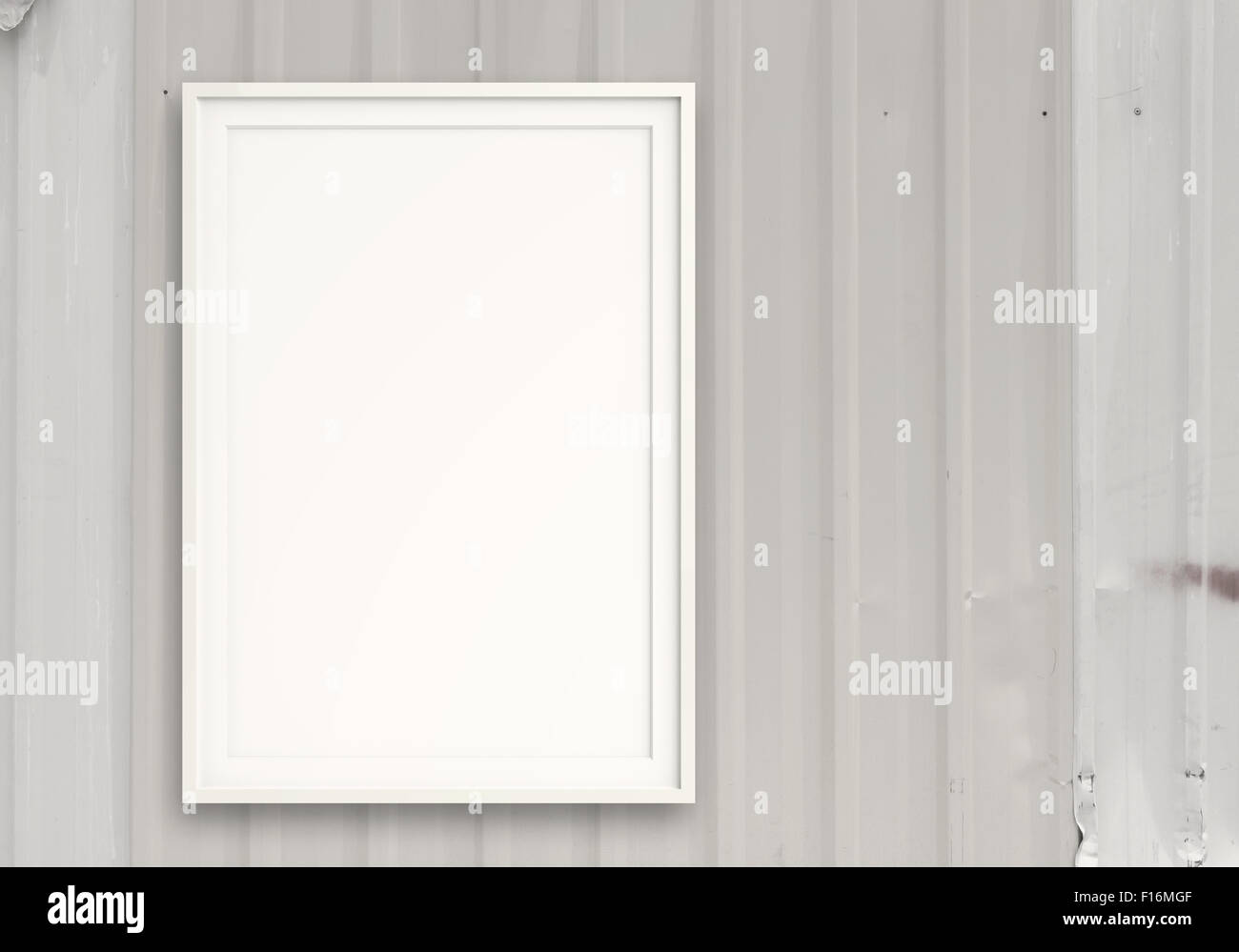 empty modern style frame on composition wall as concept Stock Photo - Alamy