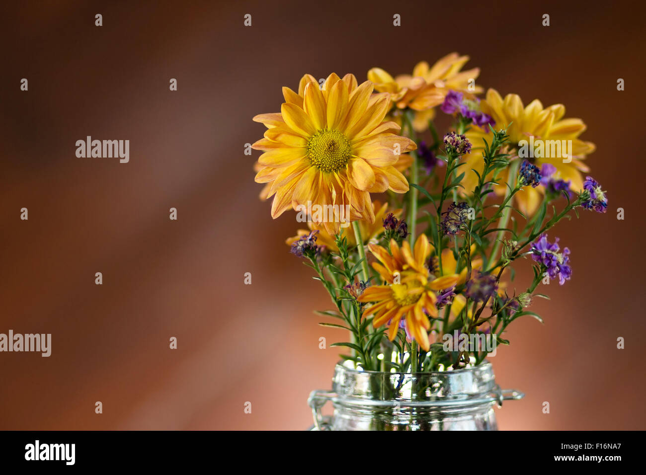 Beautiful bouquet in glass hi-res stock photography and images - Alamy