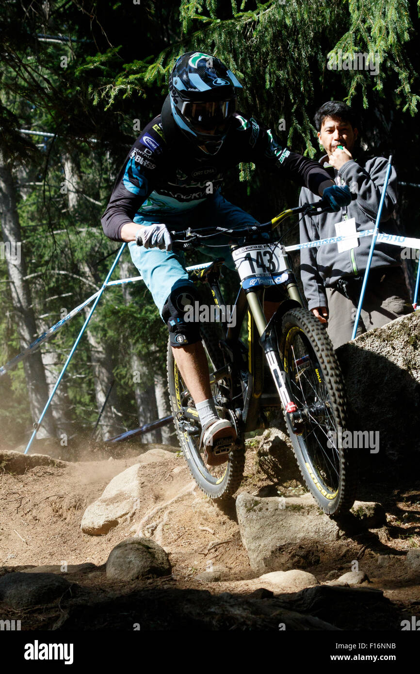 Val Di Sole, Italy - 22 August 2015: Solid-Reverse Factory Racing Team ...