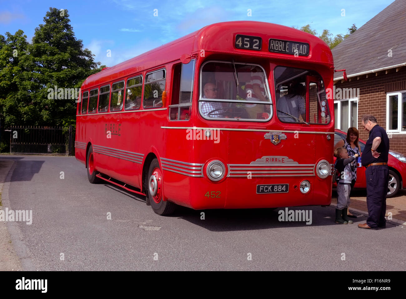 Leyland Tiger Cub, single decker, service bus Stock Photo - Alamy