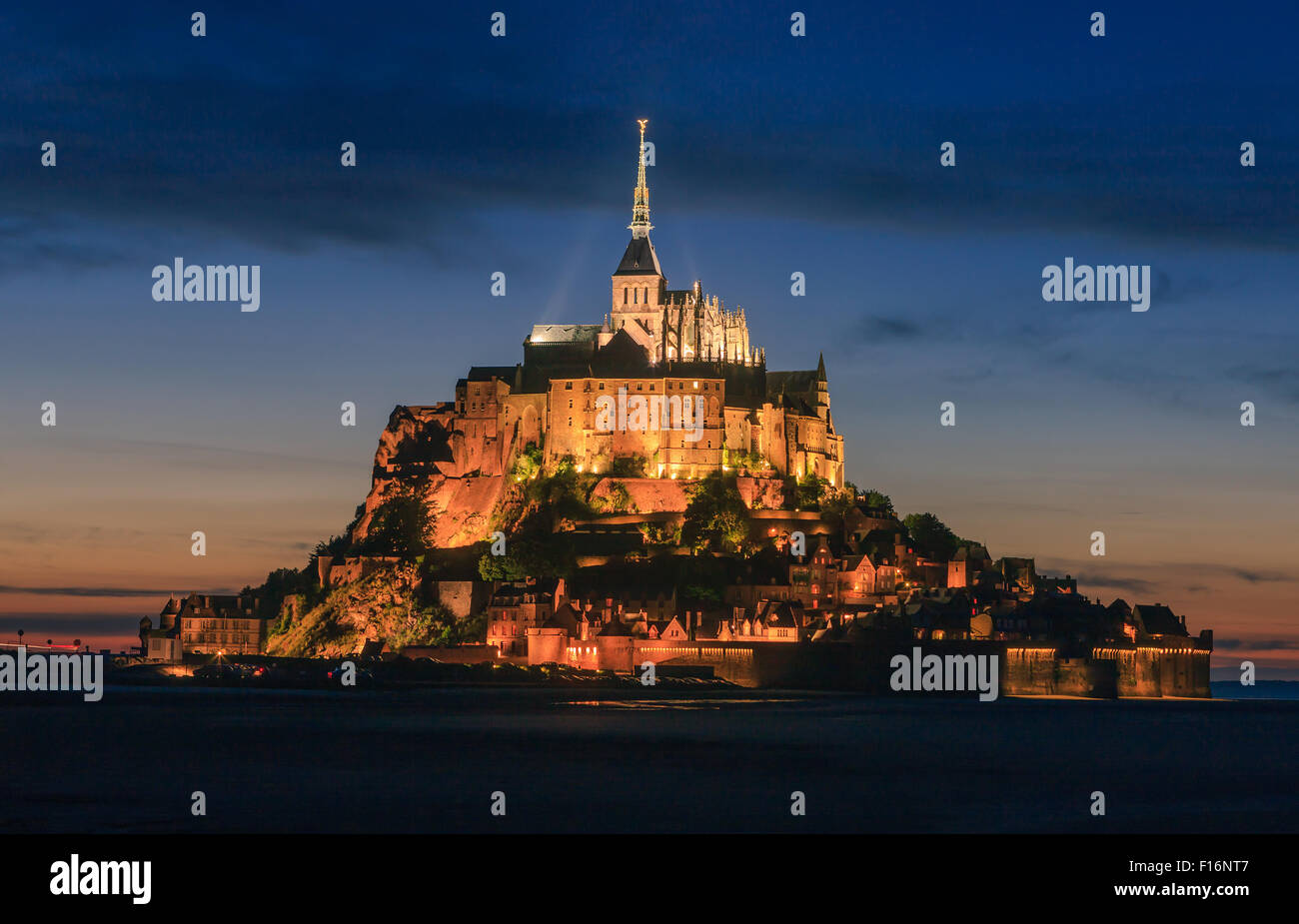 Mont Saint-Michel on the Normandy coast, France Stock Photo - Alamy