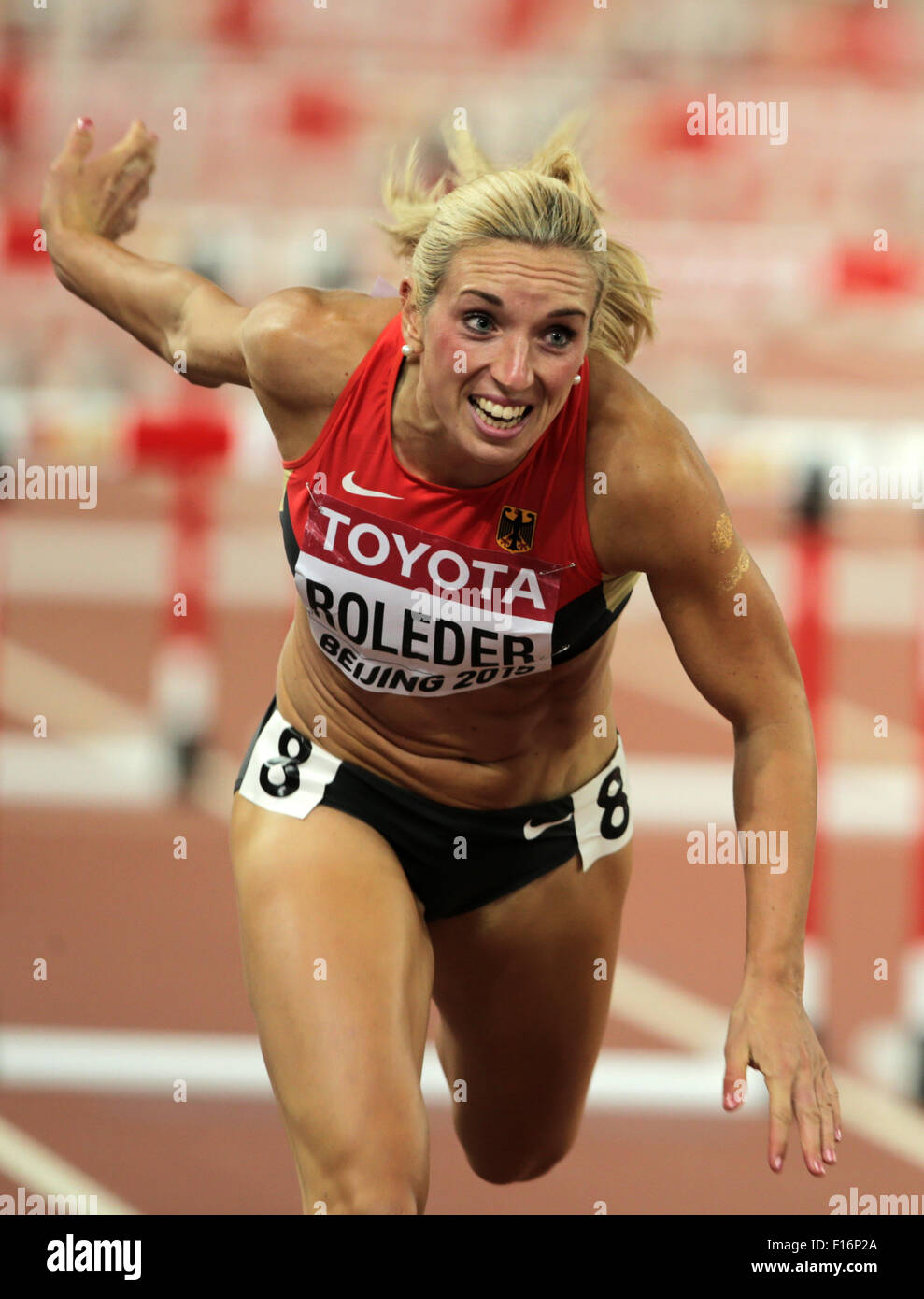 Beijing, China. 28th Aug, 2015. Cindy Roleder of Germany in action ...