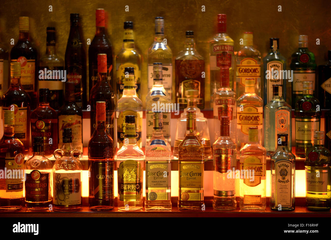 Berlin, Germany, spirits in a Berlin bar Stock Photo - Alamy