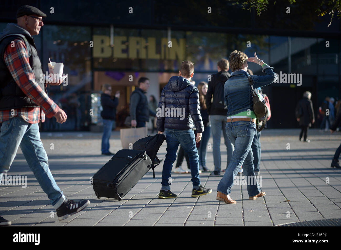 Berlin, Germany, people from the Alexanderplatz station Stock Photo - Alamy