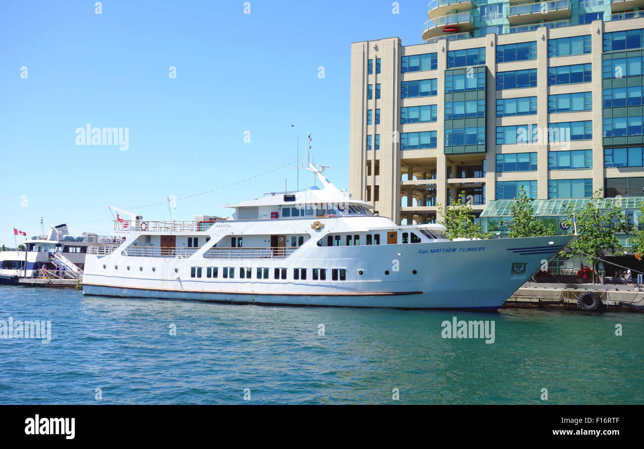 Ferry boat anchored at the Toronto marina Stock Photo - Alamy