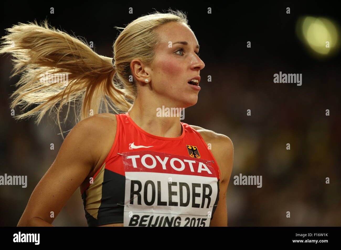 Beijing, China. 28th Aug, 2015. Cindy Roleder of Germany in action ...