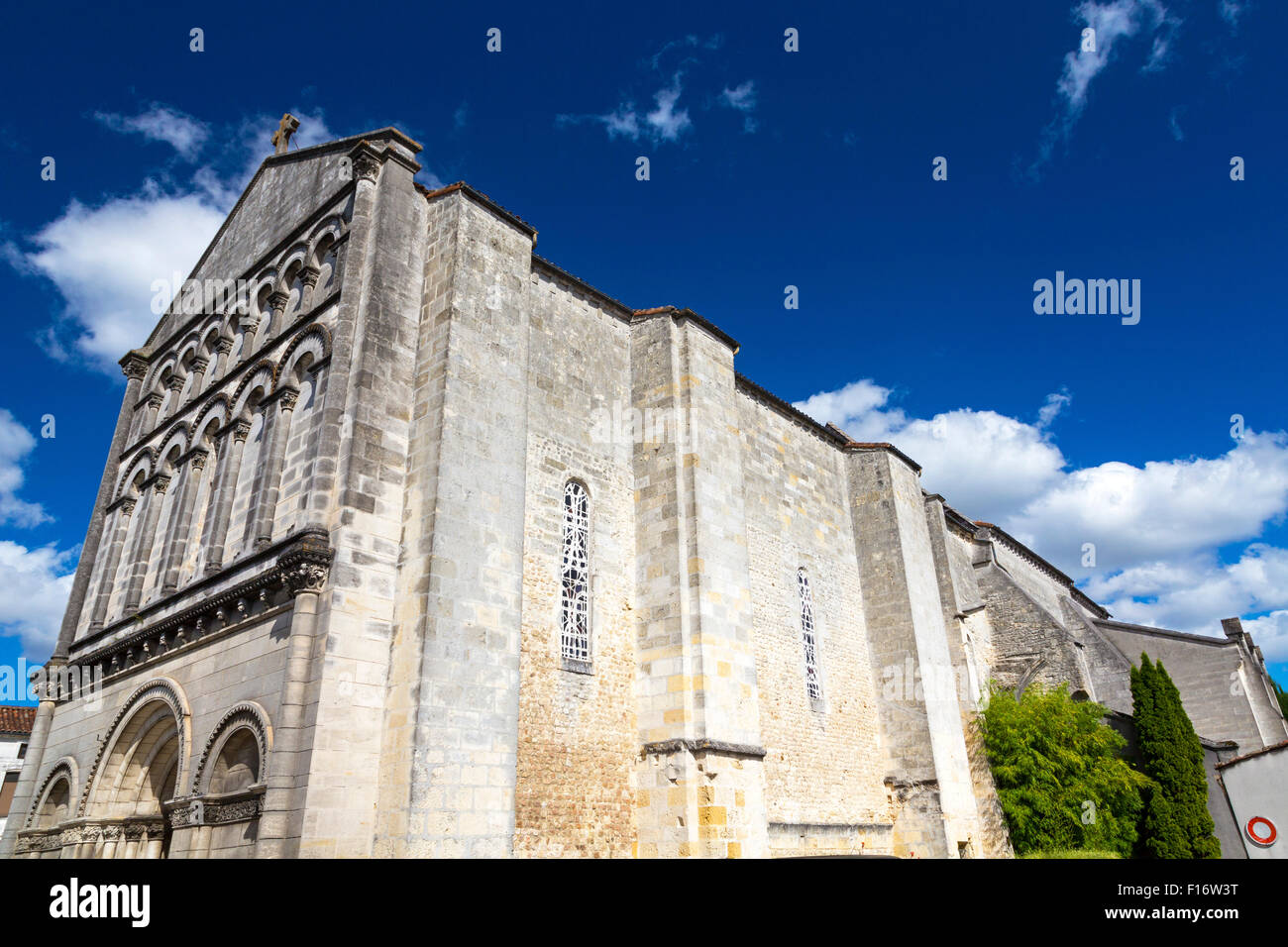 Church of Saint Pierre, Jarnac, Charente Maritime, south west France ...