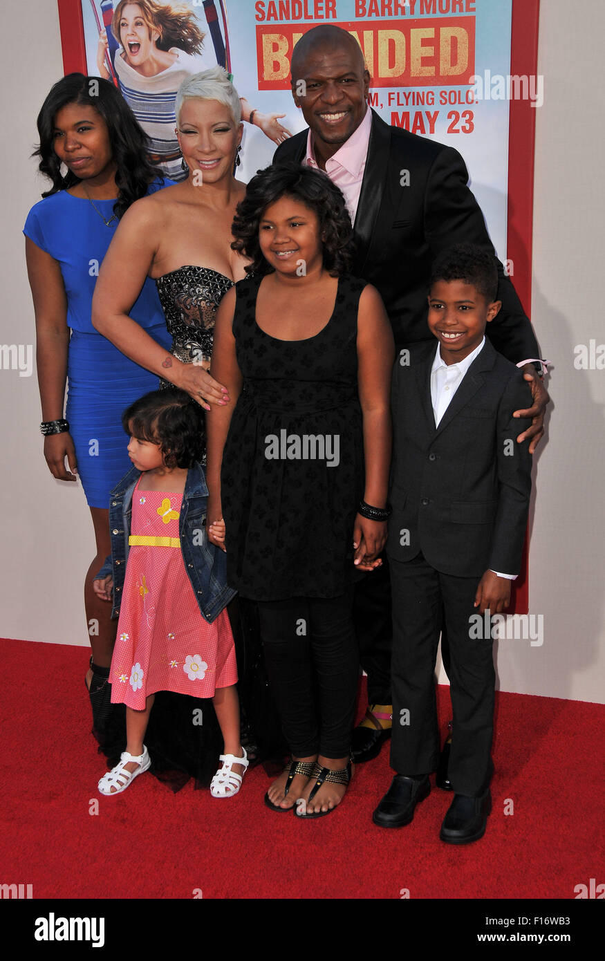 Hollywood, CA. USA. Terry Crews and family at the 'Blended' Los Angeles ...