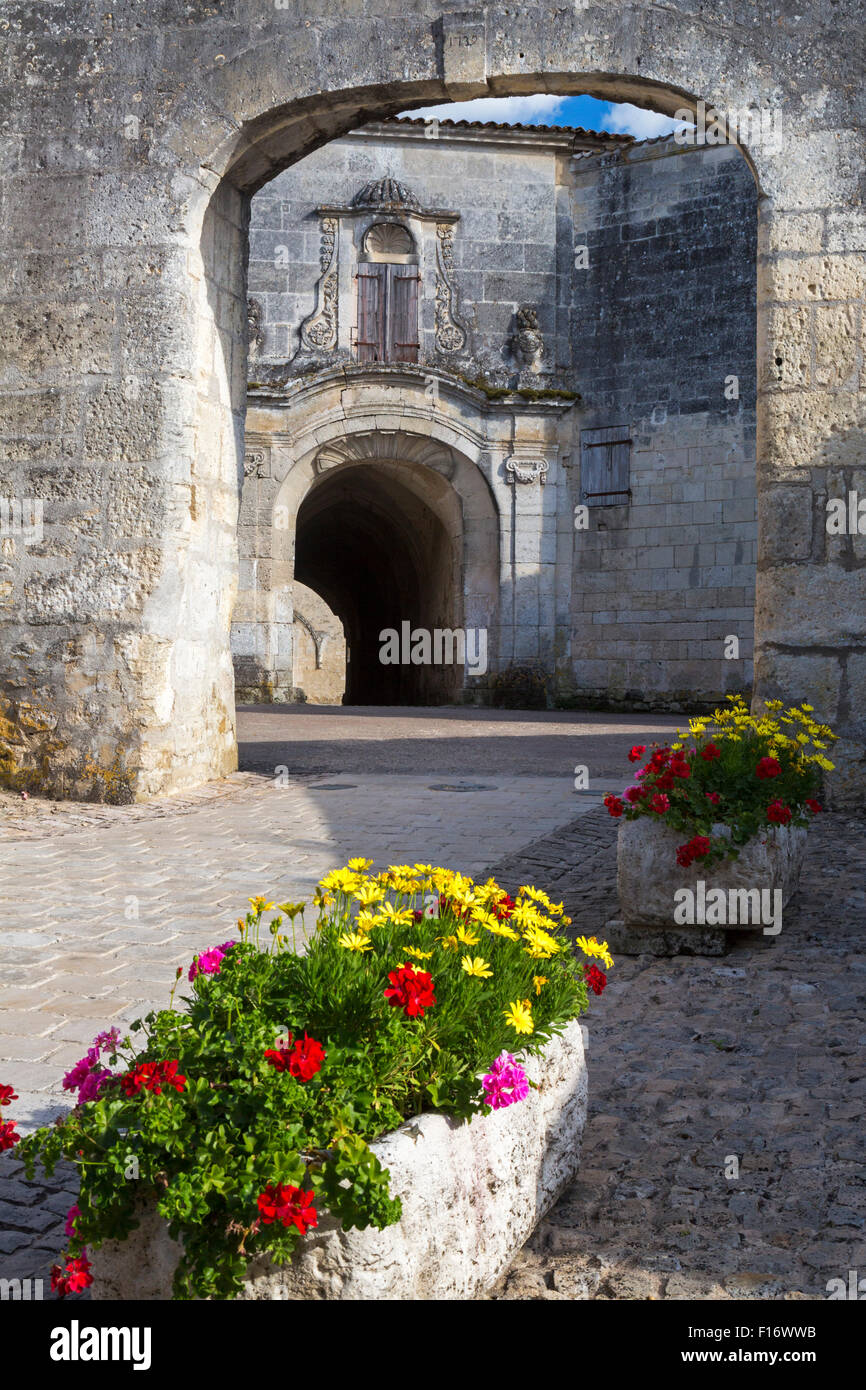 Bassac Abbey, Poitou Charentes, south west France Stock Photo - Alamy